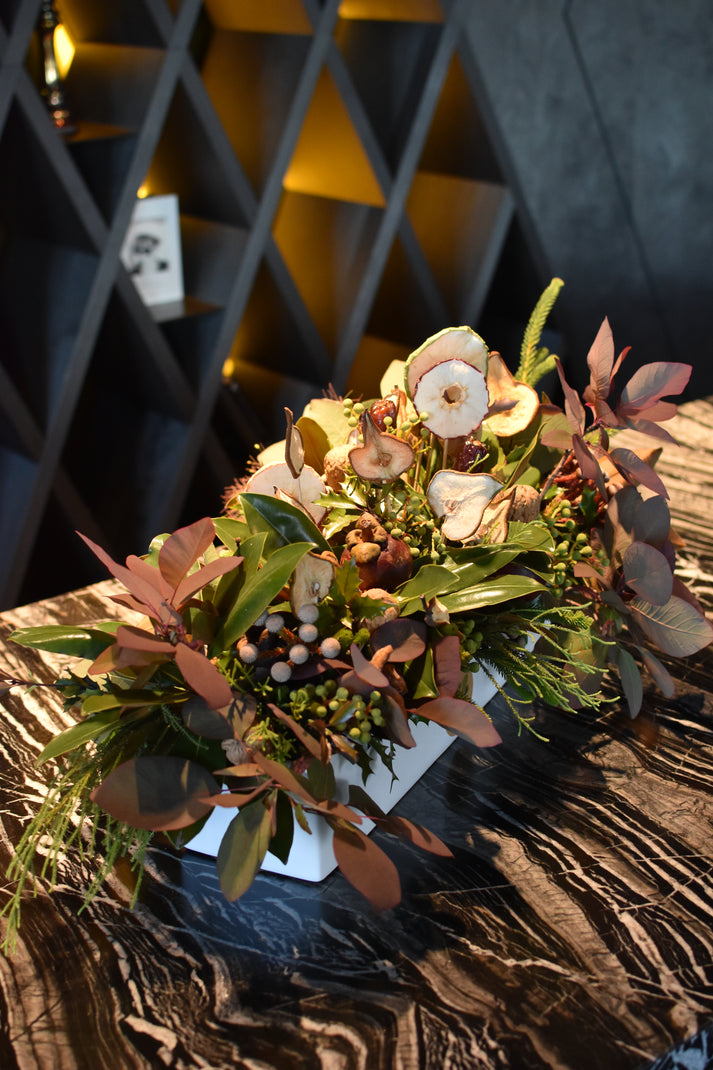 Winter Table Arrangement – Edible Bouquets